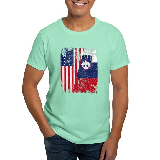 CafePress - SLOVENIAN American Flag Men Women Kids SLOVENIA Men's Value ...