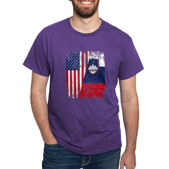 CafePress - SLOVENIAN American Flag Men Women Kids SLOVENIA Men's Value ...