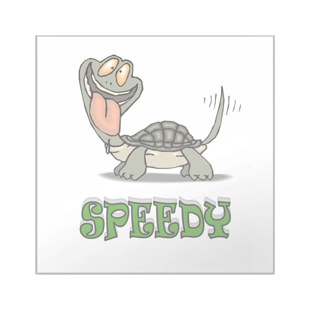 CafePress - SPEEDY Sticker - Square Sticker 3" x 3" - Walmart.com