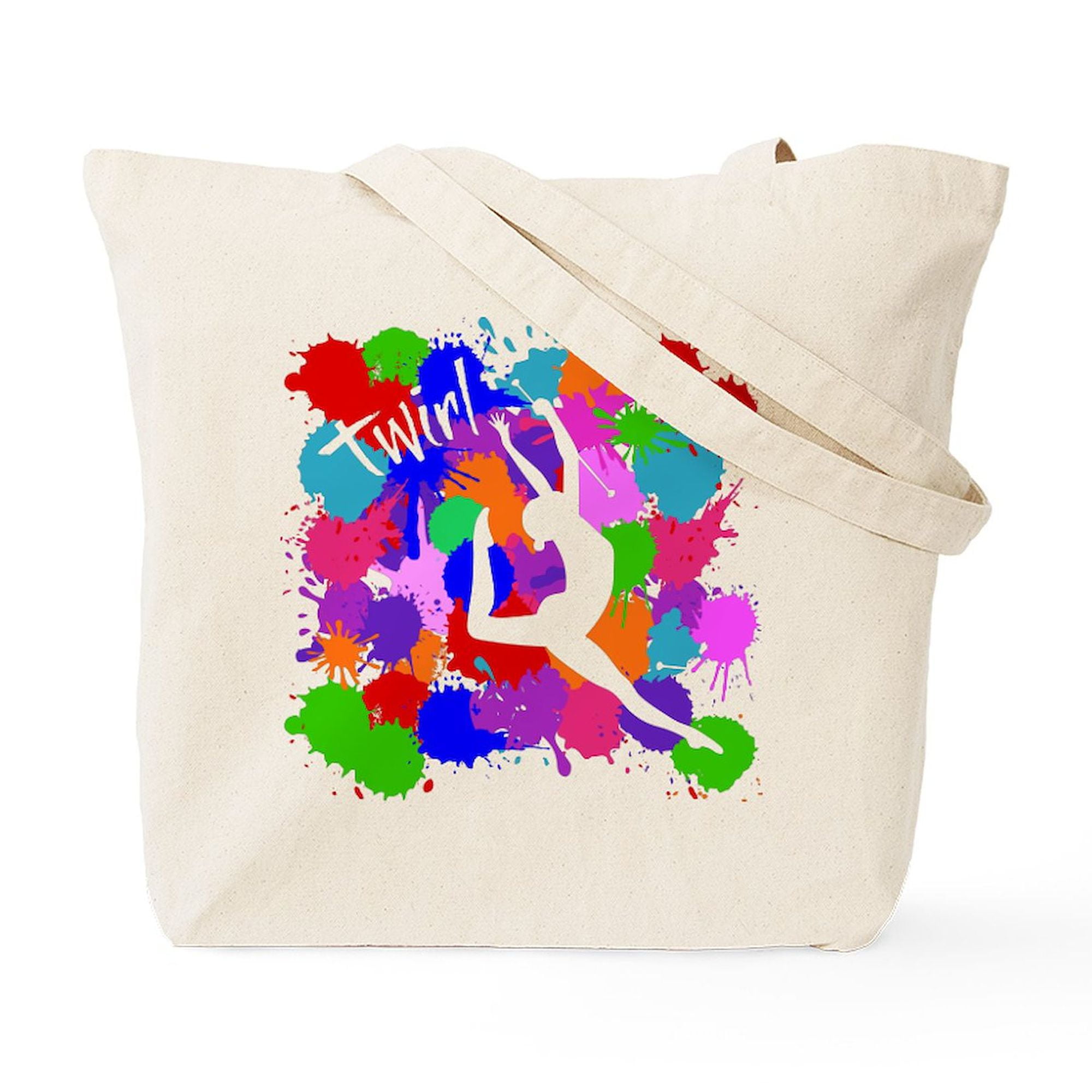 CafePress - SPLATTER TWIRL (Both Sides) Tote Bag - Unisex Canvas Tote ...