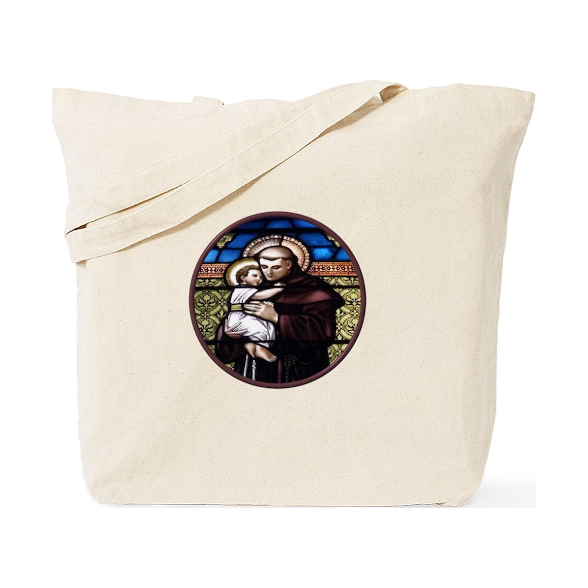 CafePress - ST. ANTHONY OF PADUA STAINED GLASS WINDOW Tote Bag - Unisex ...