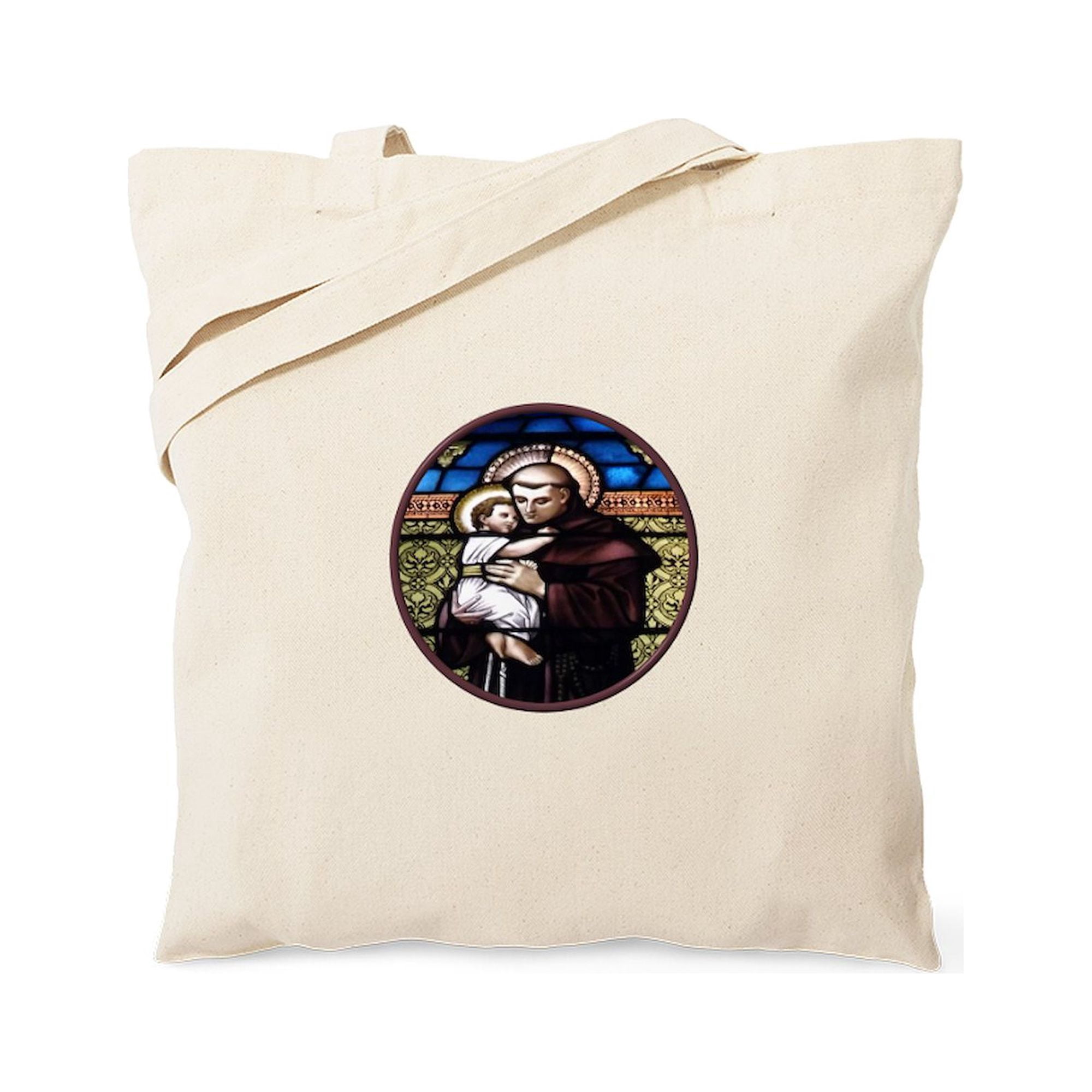 CafePress - ST. ANTHONY OF PADUA STAINED GLASS WINDOW Tote Bag - Unisex ...