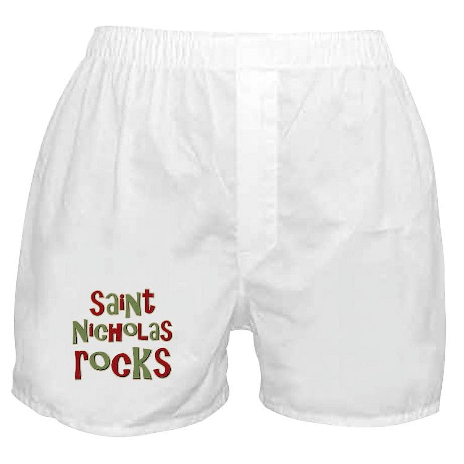 CafePress - Saint Nicholas Rocks Boxer Shorts - Men's Novelty Boxer ...