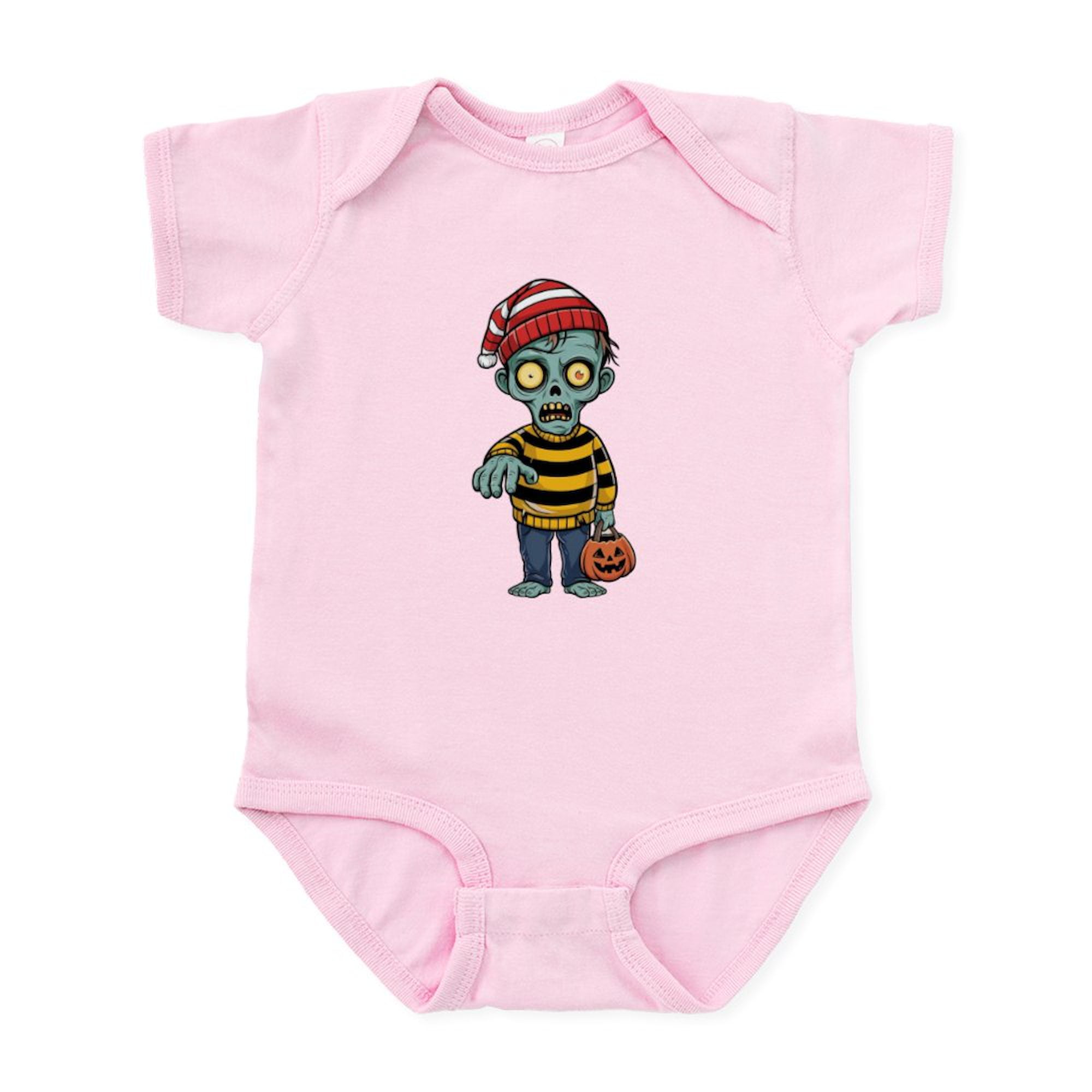 CafePress - Scary Zombie T Shirt - Baby Light Bodysuit, Size Newborn ...