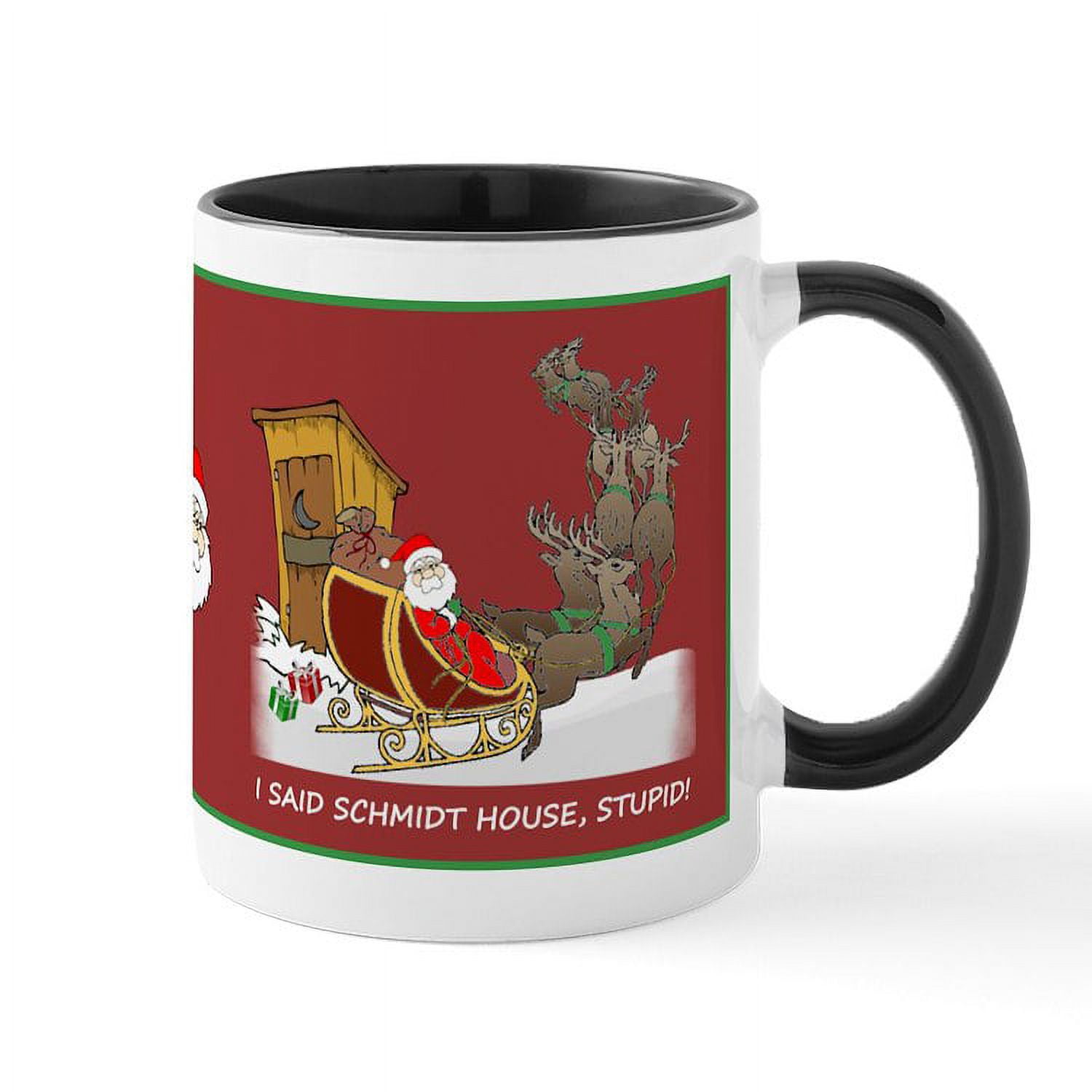 CafePress - Schmidt House Funny Christmas Mug - 11 oz Ceramic Mug ...