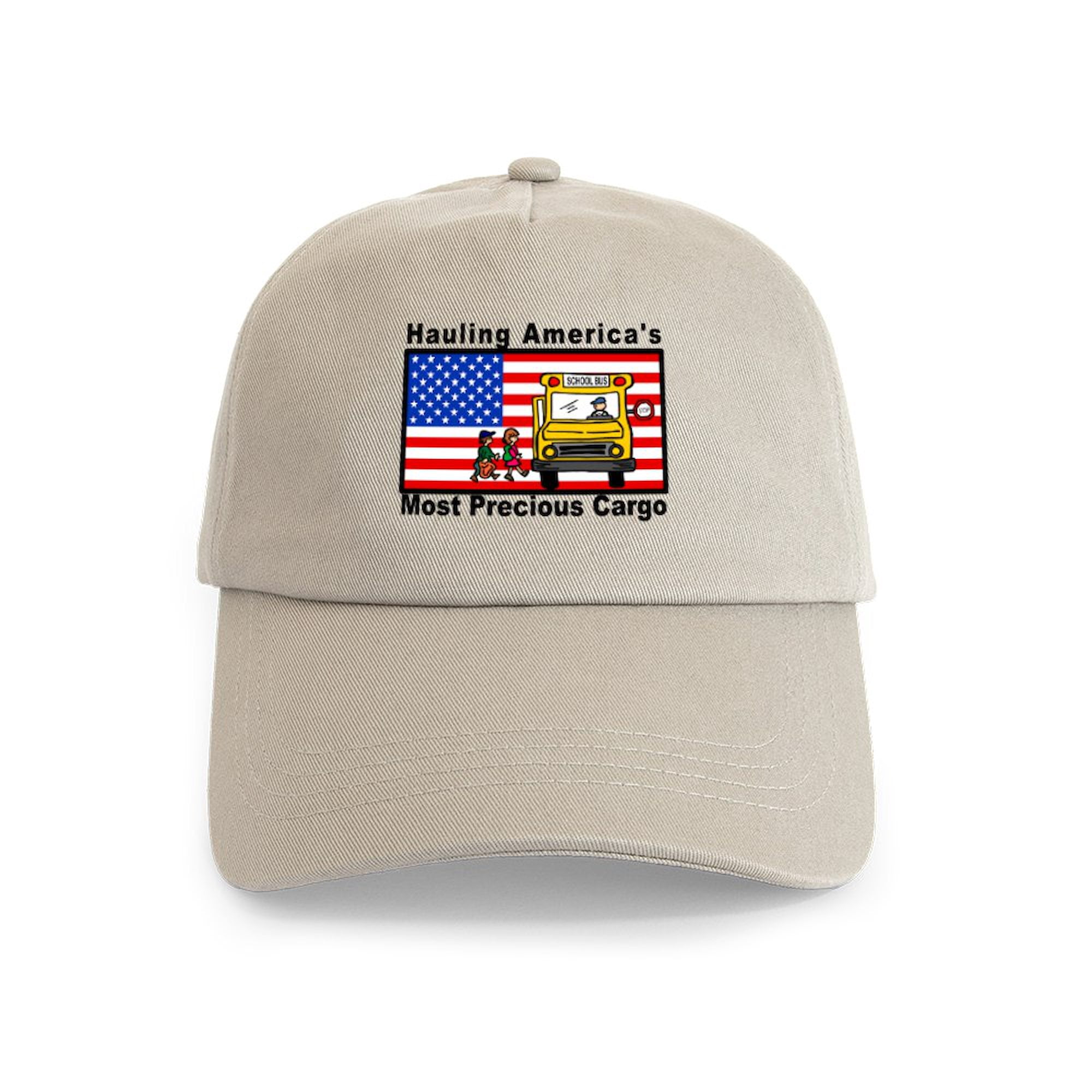 CafePress - School Bus Precious Cargo Cap - Adjustable 100% Brushed ...