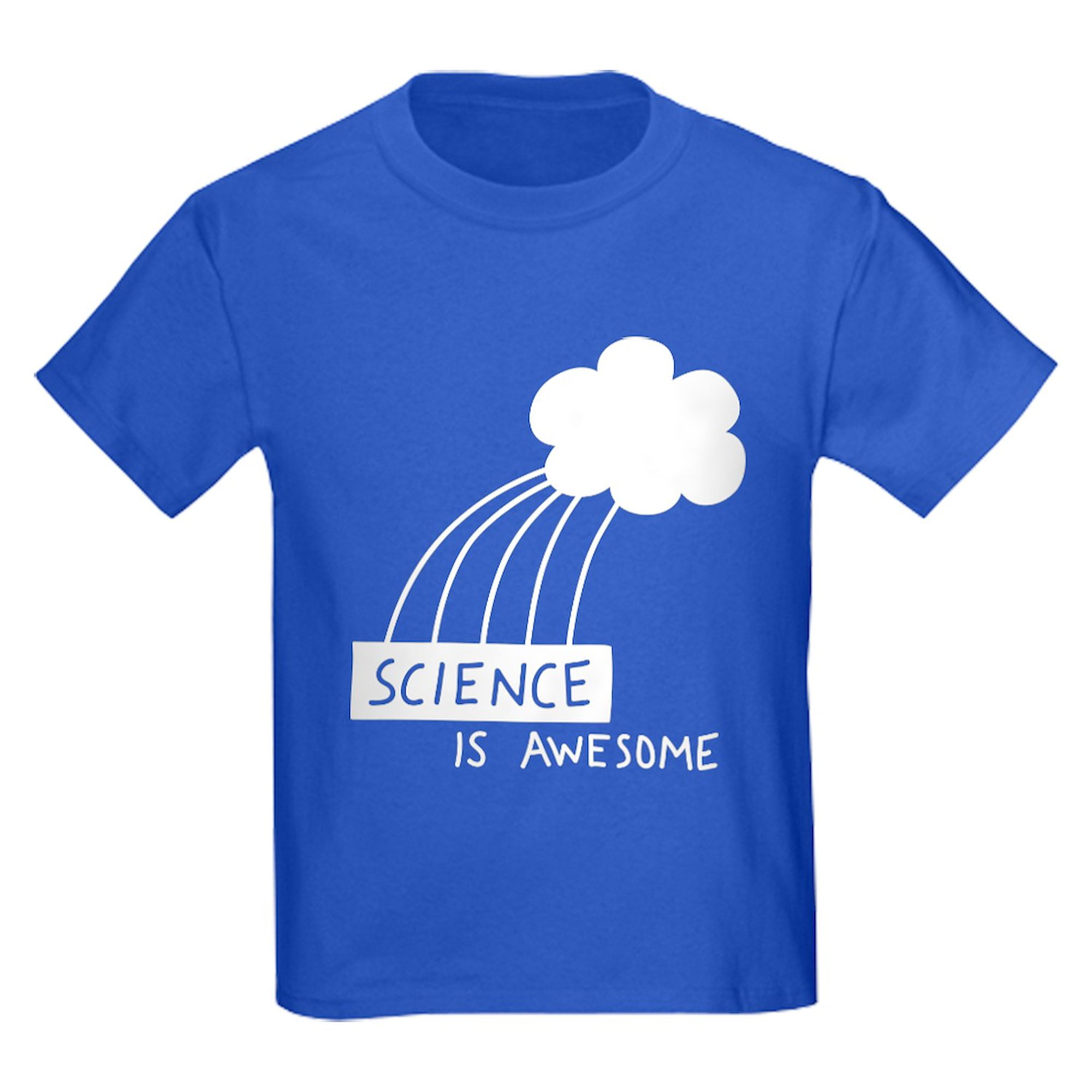 CafePress - Science Is Awesome Kids Dark T Shirt - Dark T-Shirt Kids XS ...