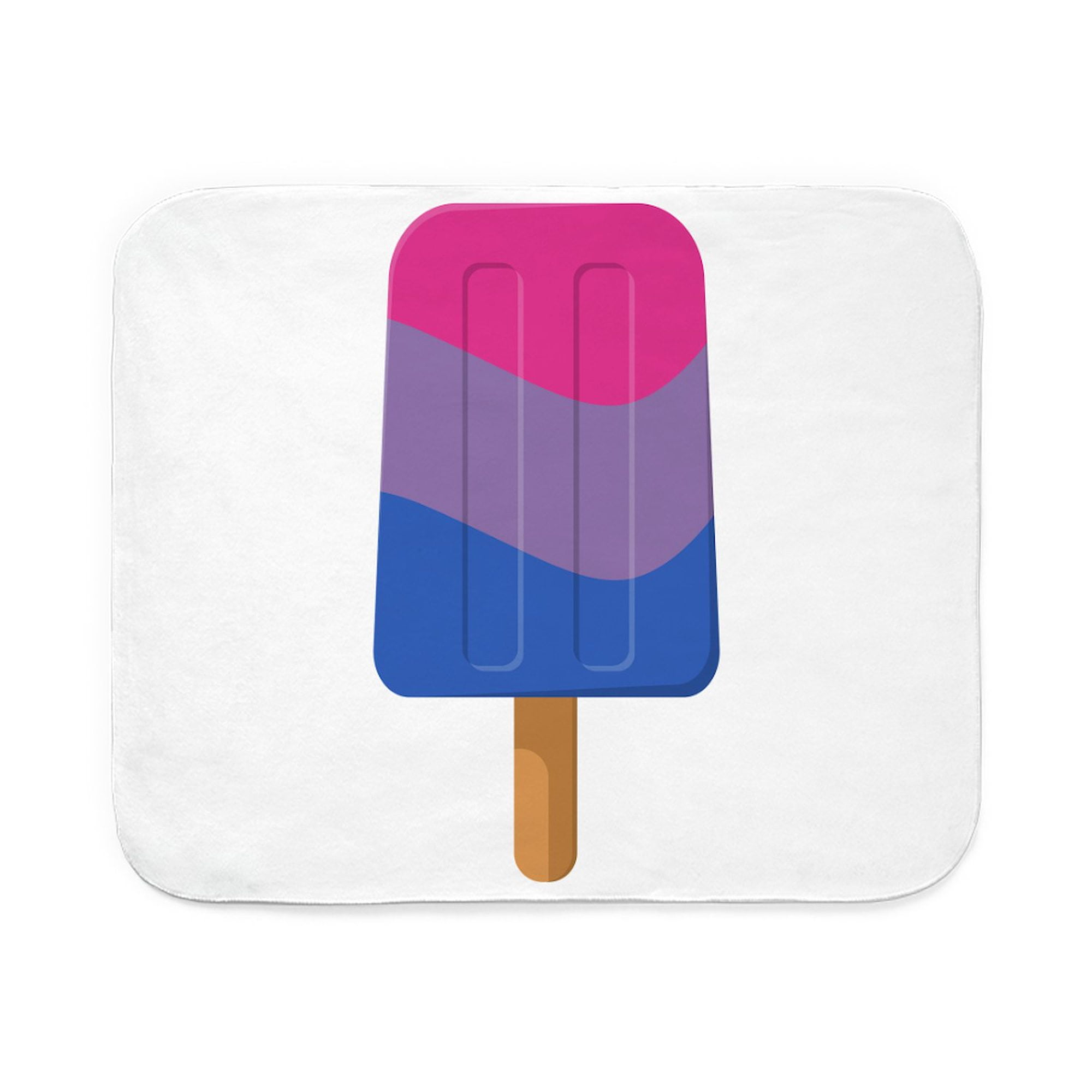 CafePress - Seamless Reapeating Bisexual Pride Flag Ice Pop Pa - Sherpa ...