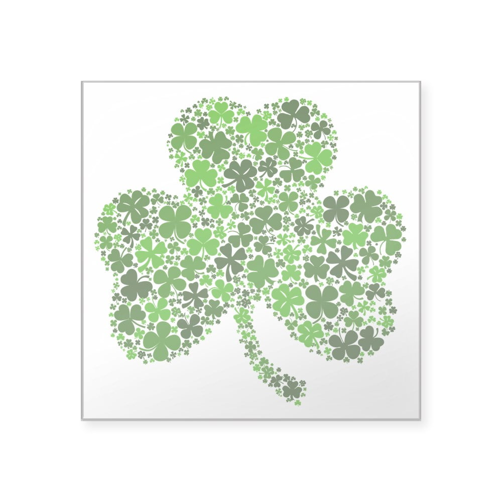 CafePress - Shamrock Of Shamrocks Sticker - Square Sticker 3" x 3 ...