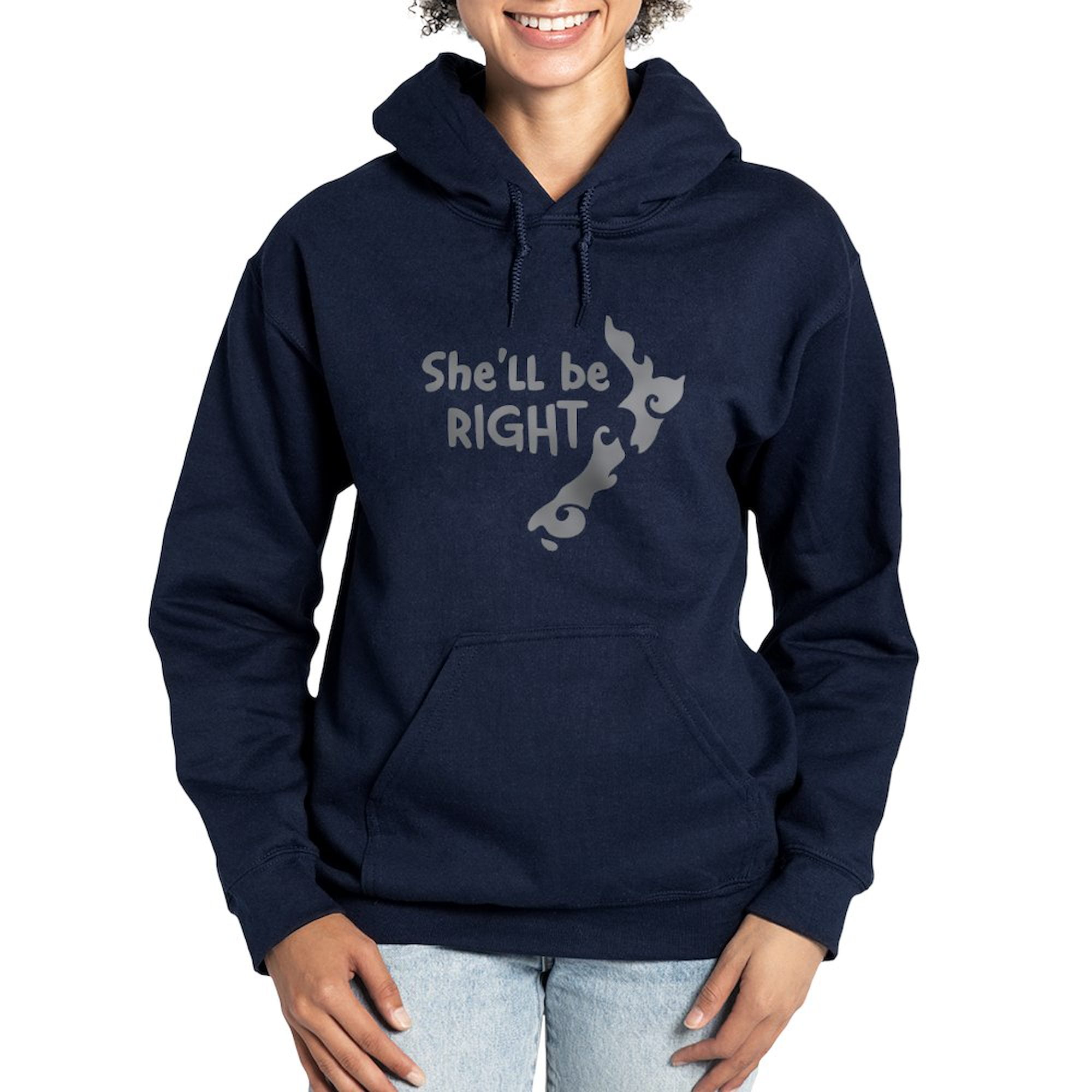 CafePress - Shell Be Right With Kiwi New Zealand Map Jumper Sw ...