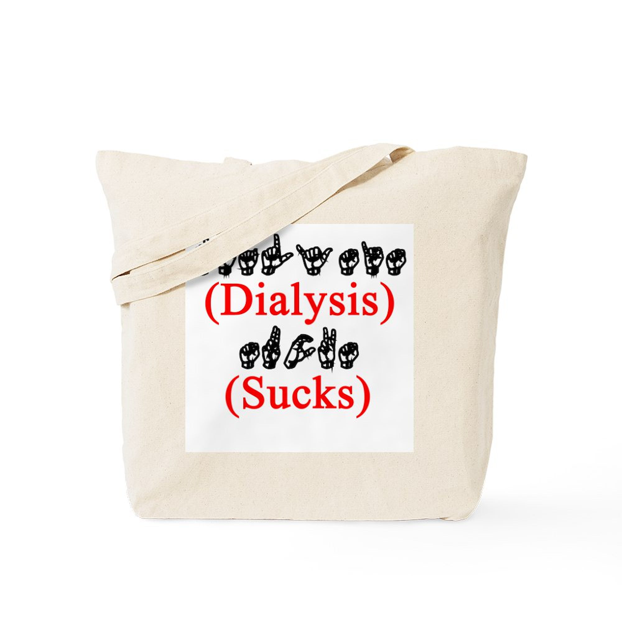 CafePress - Sign Language Tote Bag - Unisex Canvas Tote Bag, Beige, 1-Piece - Walmart.com