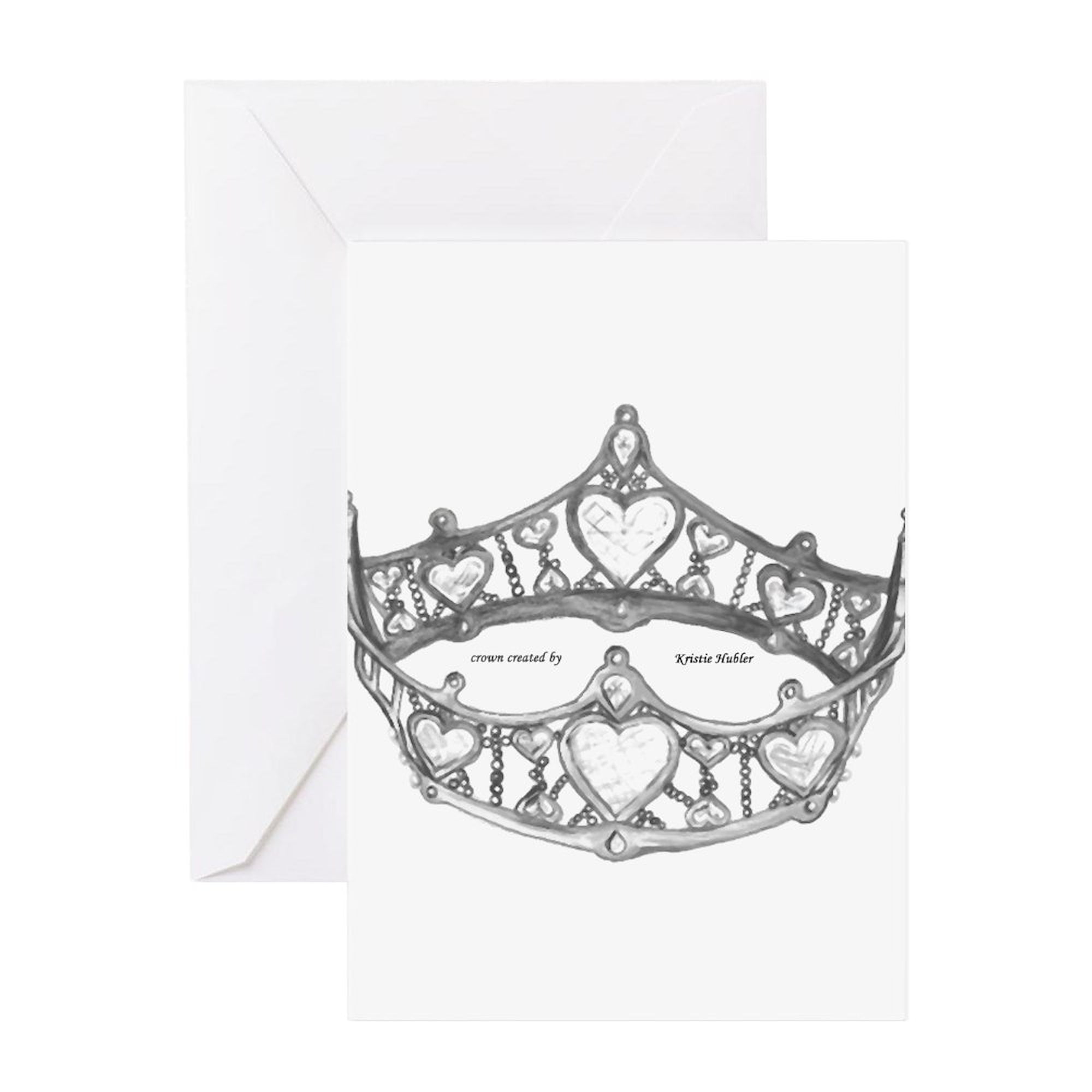 CafePress - Silver Queen Of Hearts Crown Tiara Pageant By Kris ...