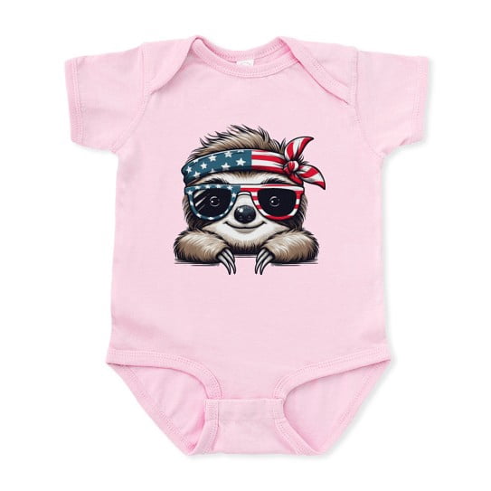 CafePress - Sloth American USA Flag Sunglasses 4Th Of July Slo - Cute ...