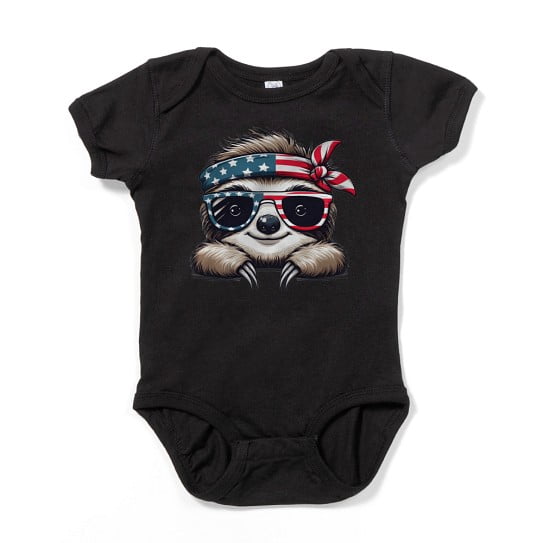 CafePress - Sloth American USA Flag Sunglasses 4Th Of July Slo - Cute ...