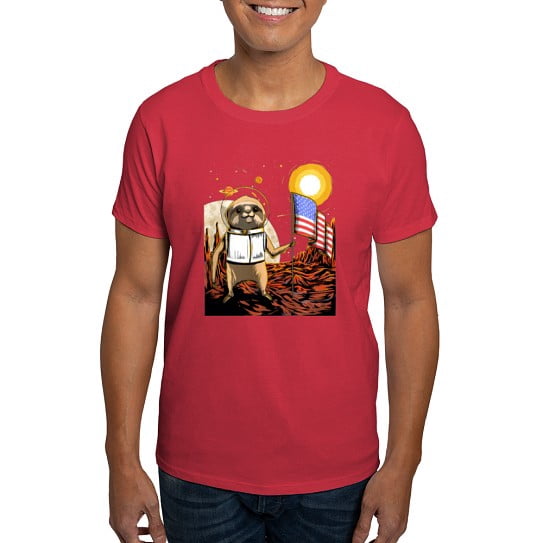 CafePress - Sloth Astronaut 4Th Of July USA American Flag Mars Men's ...