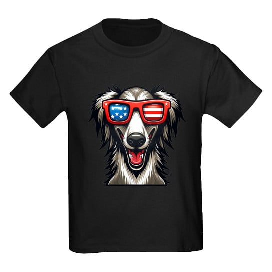 CafePress - Sloughi 4Th Of July US Flag Patriotic Kids T Shirt ...