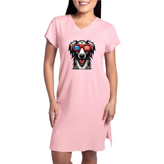 CafePress - Sloughi 4Th Of July US Flag Patriotic - Women's Nightshirt ...