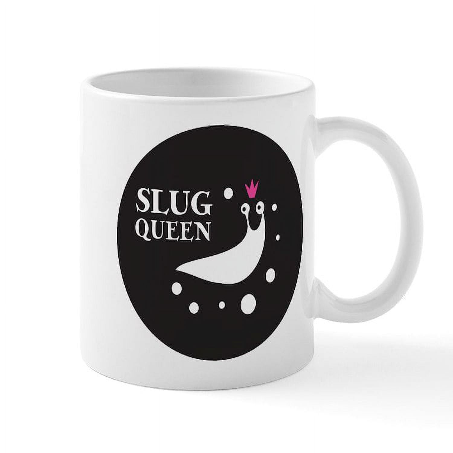 CafePress - Slug Queen Logo Mug - 11 oz Ceramic Mug - Novelty Coffee ...