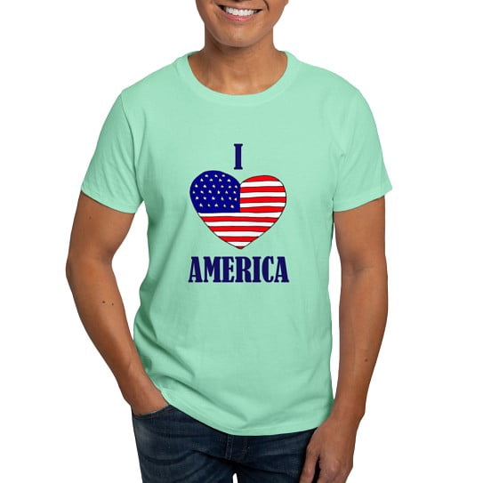 CafePress - Smilenowtees Funny I Love America Flag Cartoon Men's Value ...