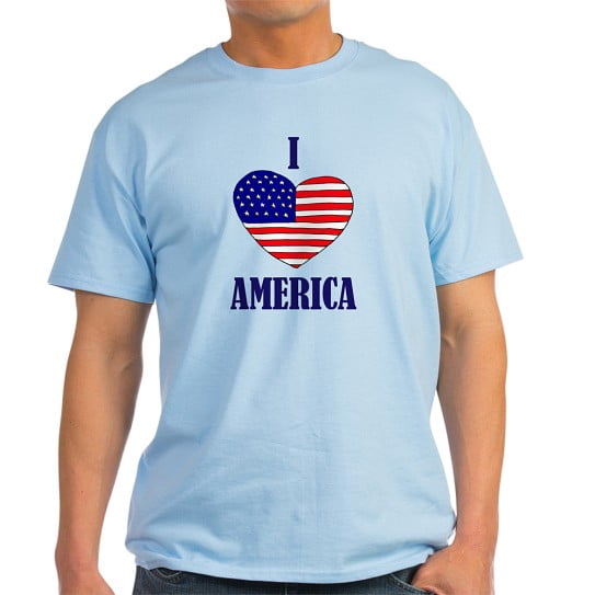 CafePress - Smilenowtees Funny I Love America Flag Cartoon Men's Value ...