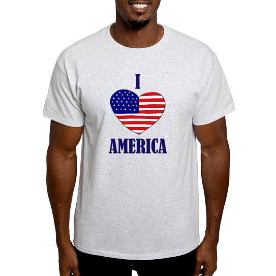 CafePress - Smilenowtees Funny I Love America Flag Cartoon Men's Value ...