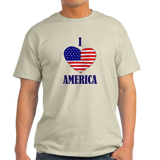 CafePress - Smilenowtees Funny I Love America Flag Cartoon Men's Value ...