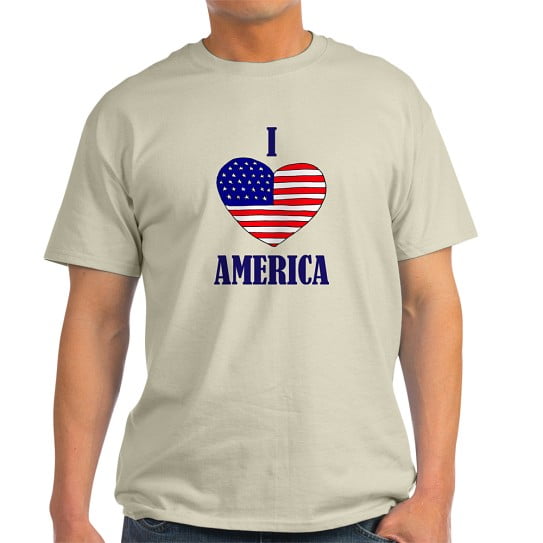 CafePress - Smilenowtees Funny I Love America Flag Cartoon Men's Value ...