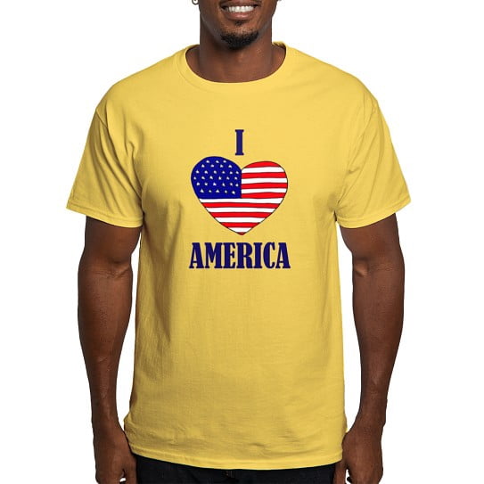 CafePress - Smilenowtees Funny I Love America Flag Cartoon Men's Value ...