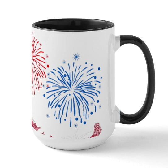 CafePress - Snail Proud American Flag Fireworks Lover Happy 4T - 15 oz ...