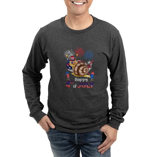 CafePress - Snail Proud American Flag Fireworks Lover Happy 4T Men's ...