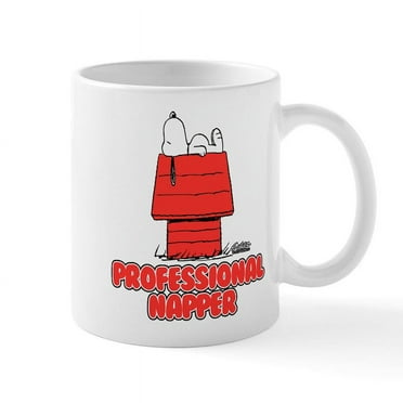 CafePress - Snoopy Dandelion Mug - 11 oz Ceramic Mug - Novelty Coffee ...