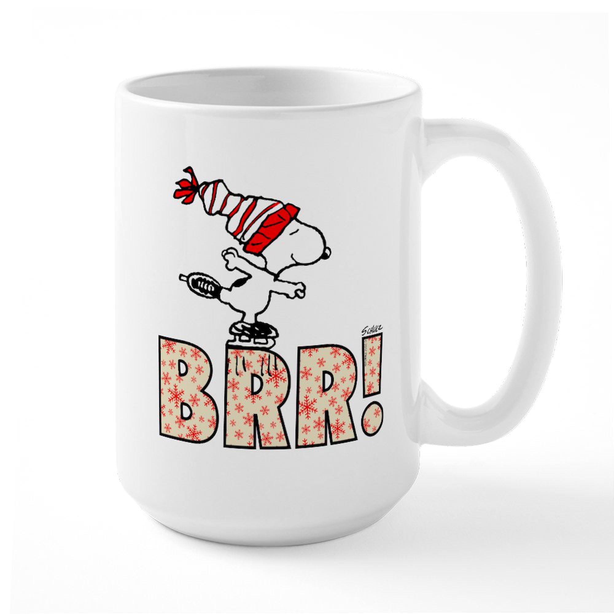 CafePress - Snoopy Brr! - 15 oz Ceramic Large Mug - Walmart.com