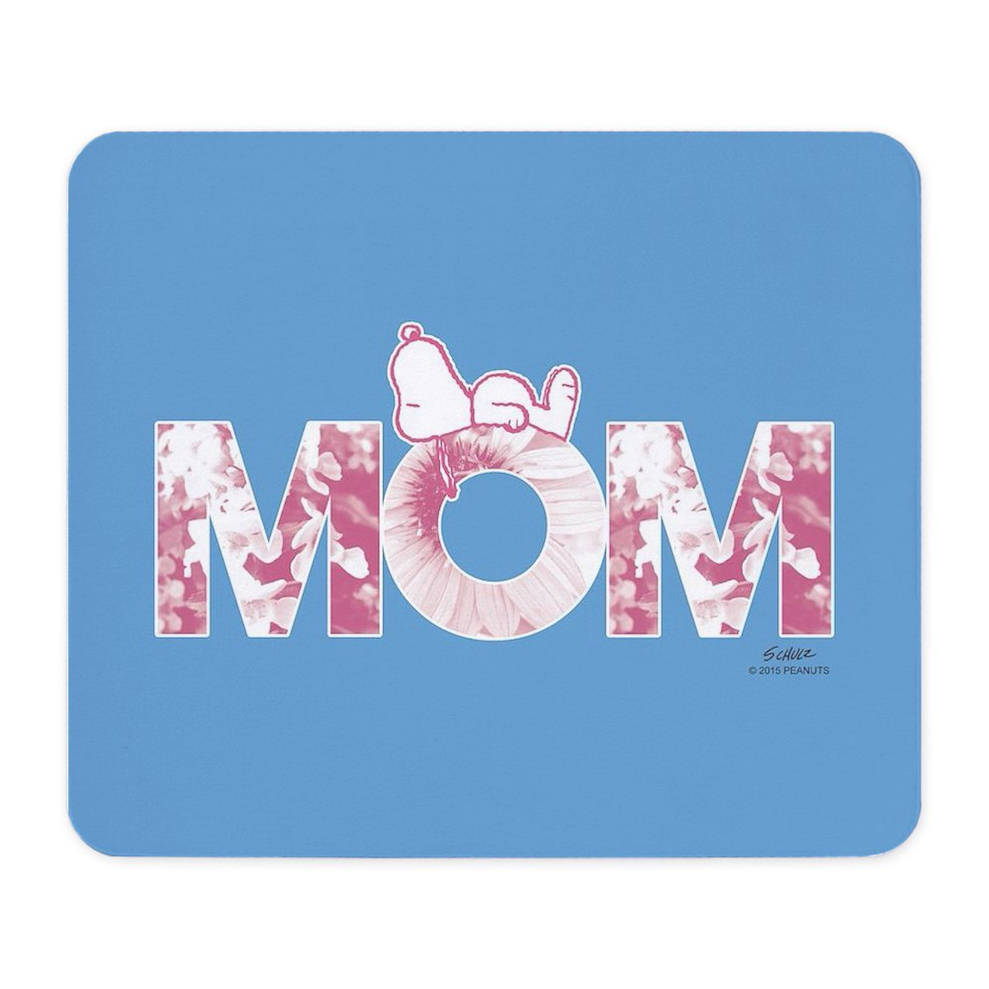 CafePress - Snoopy Mom Full Bleed Mousepad - Non-slip Rubber Mousepad ...