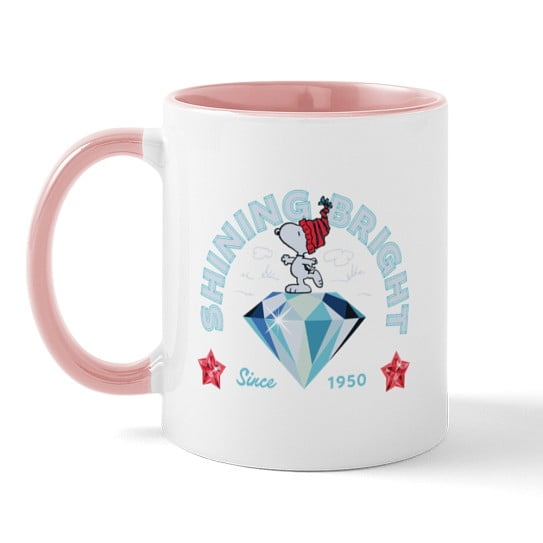 CafePress - Snoopy Shining Bright 11 Oz Ceramic Mug - 11 oz Ceramic Mug ...