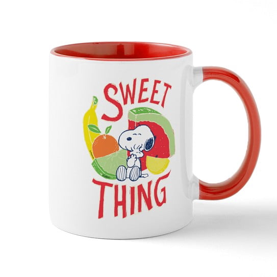 CafePress - Snoopy Sweet Thing Mugs - 11 oz Ceramic Mug - Novelty ...
