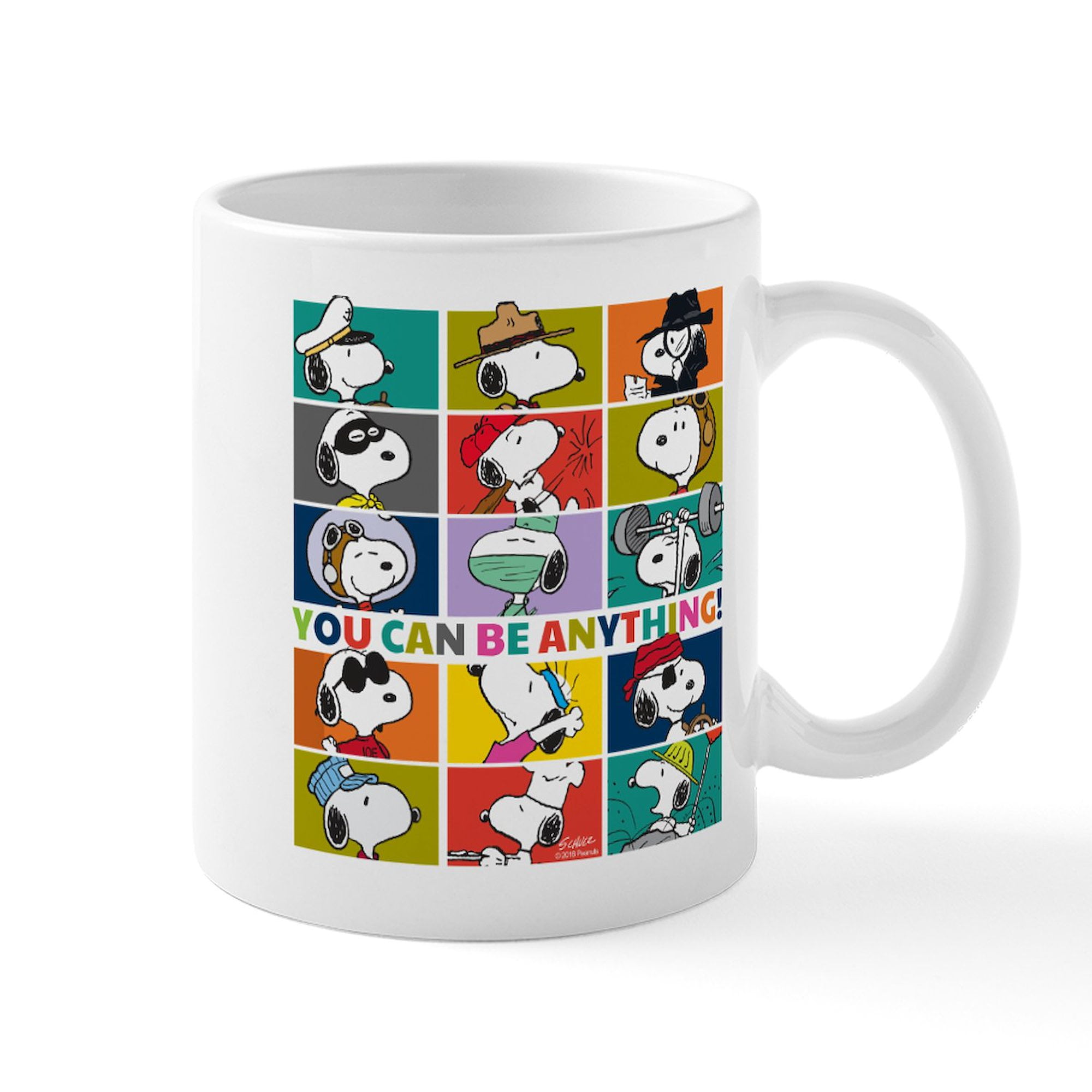 CafePress - Snoopy You Can Be Anything Large Mug - 11 oz Ceramic Mug ...
