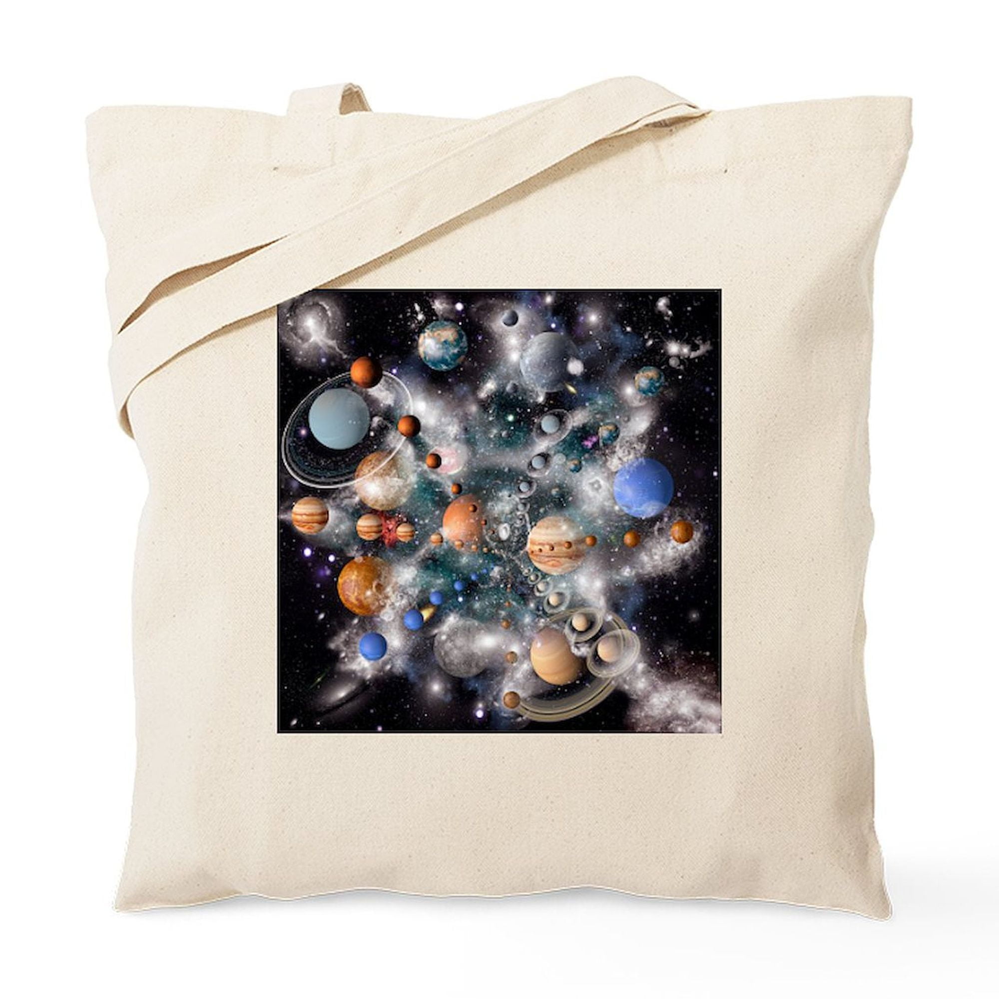 CafePress - Solar System Planets Tote Bag - Unisex Canvas Tote Bag ...