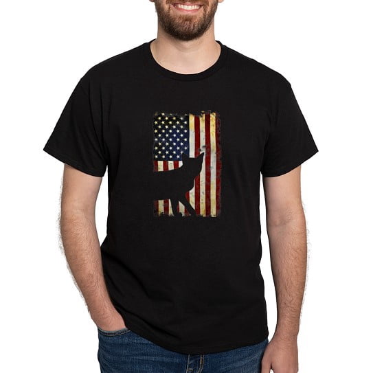 CafePress - Somali Silhouette American Flag 4Th Of July Men's Value T ...