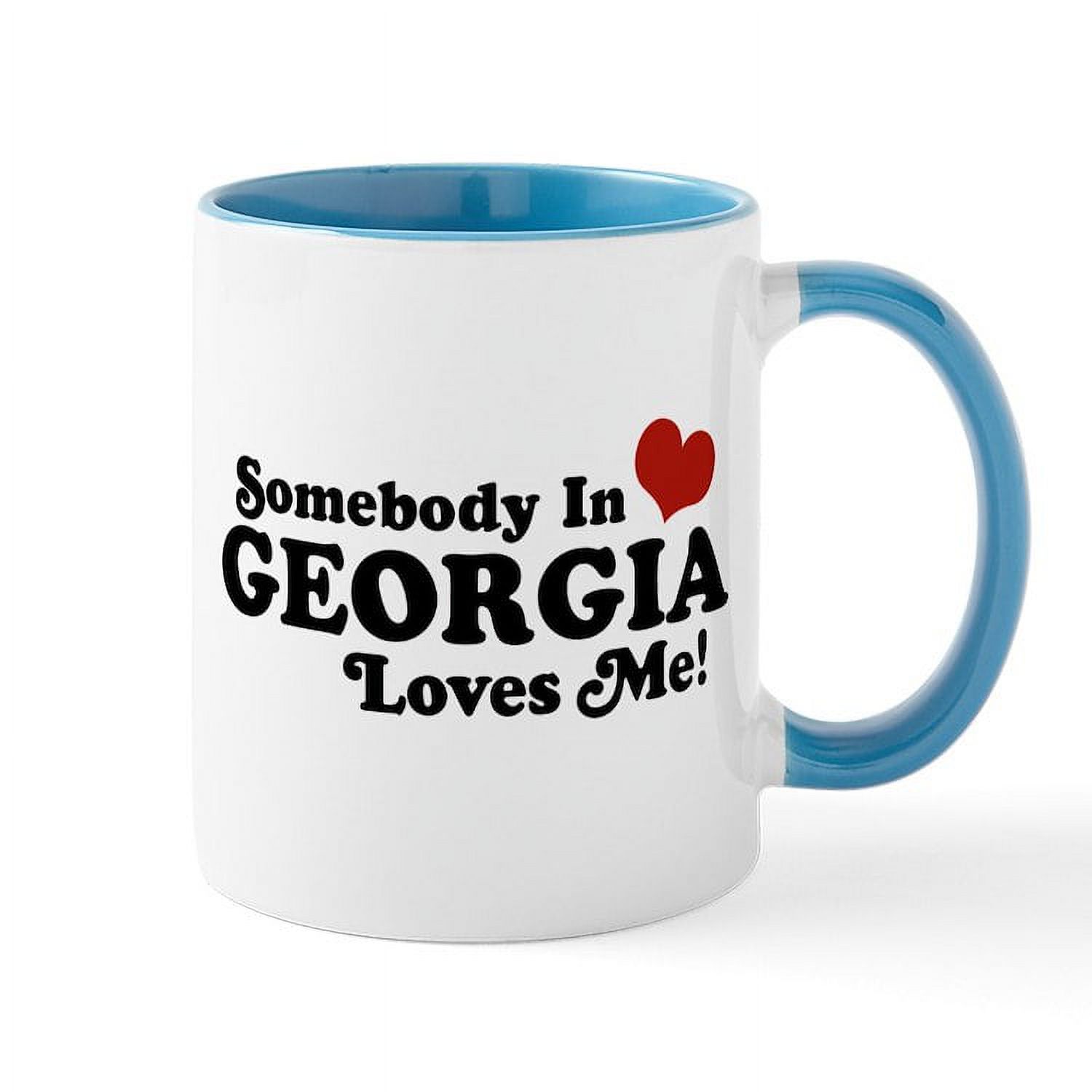 CafePress - Somebody In Georgia Loves Me Mug - 11 oz Ceramic Mug ...