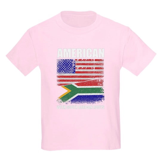 CafePress - South Africa American With South African Roots Kids T Shirt ...