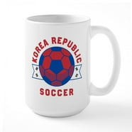 CafePress - Iceland Soccer Mugs - 15 oz Ceramic Large White Novelty Mug ...