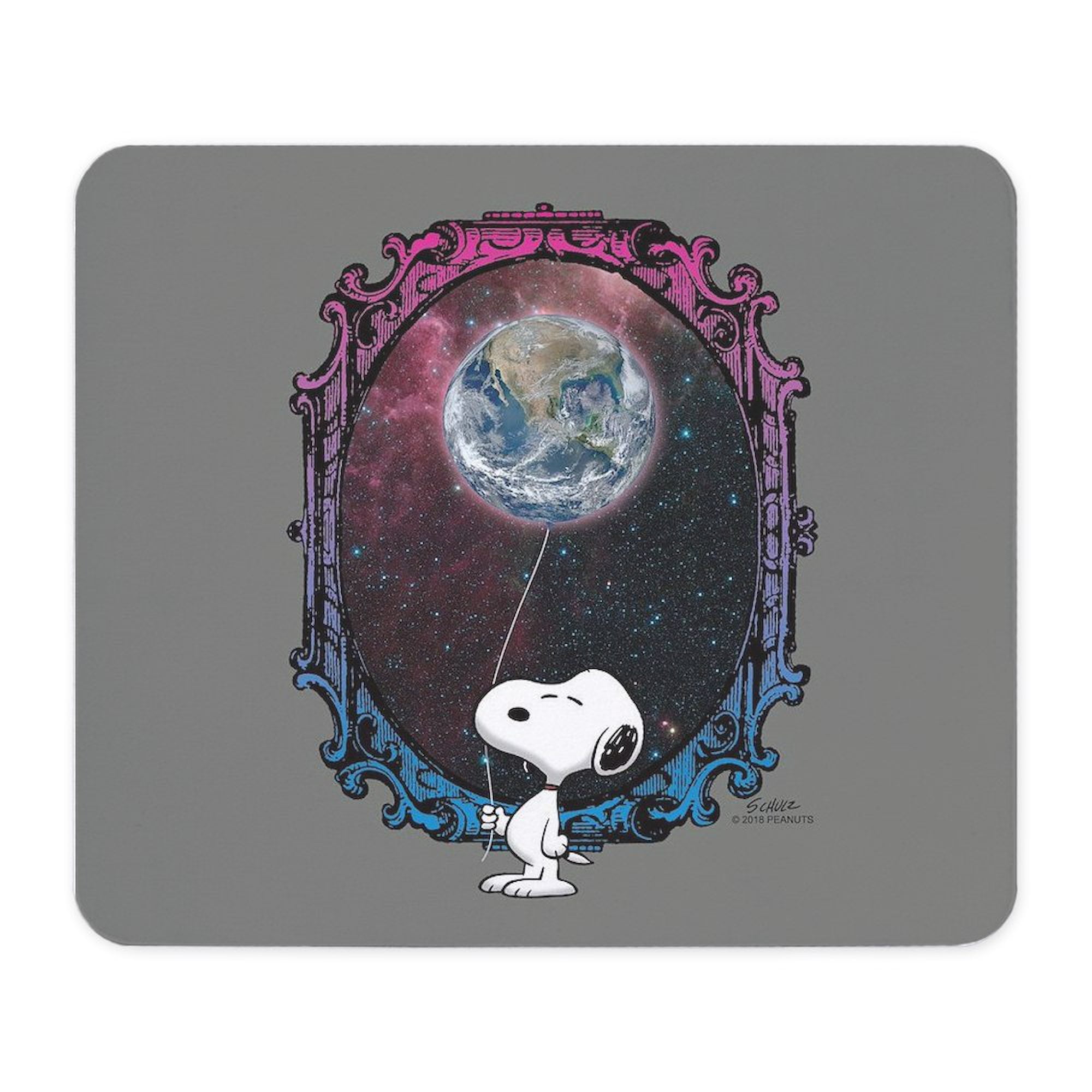 CafePress - Space Snoopy Mousepad - Non-slip Rubber Mousepad, Gaming ...