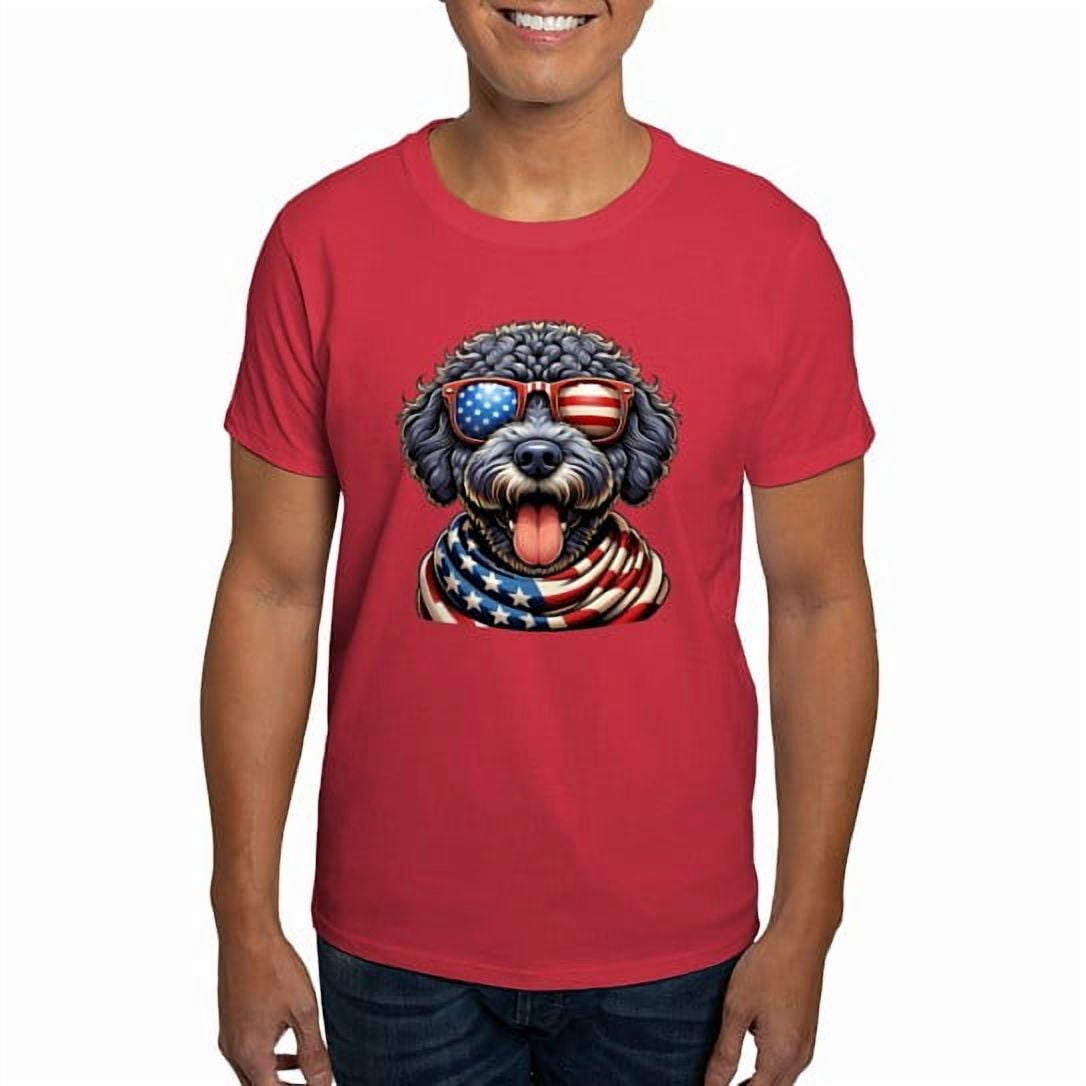 CafePress - Spanish Water Dog Dog Lover Flag 4Th Of July Patri Men's ...
