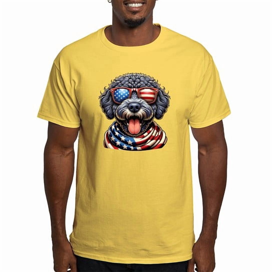 CafePress - Spanish Water Dog Dog Lover Flag 4Th Of July Patri Men's ...