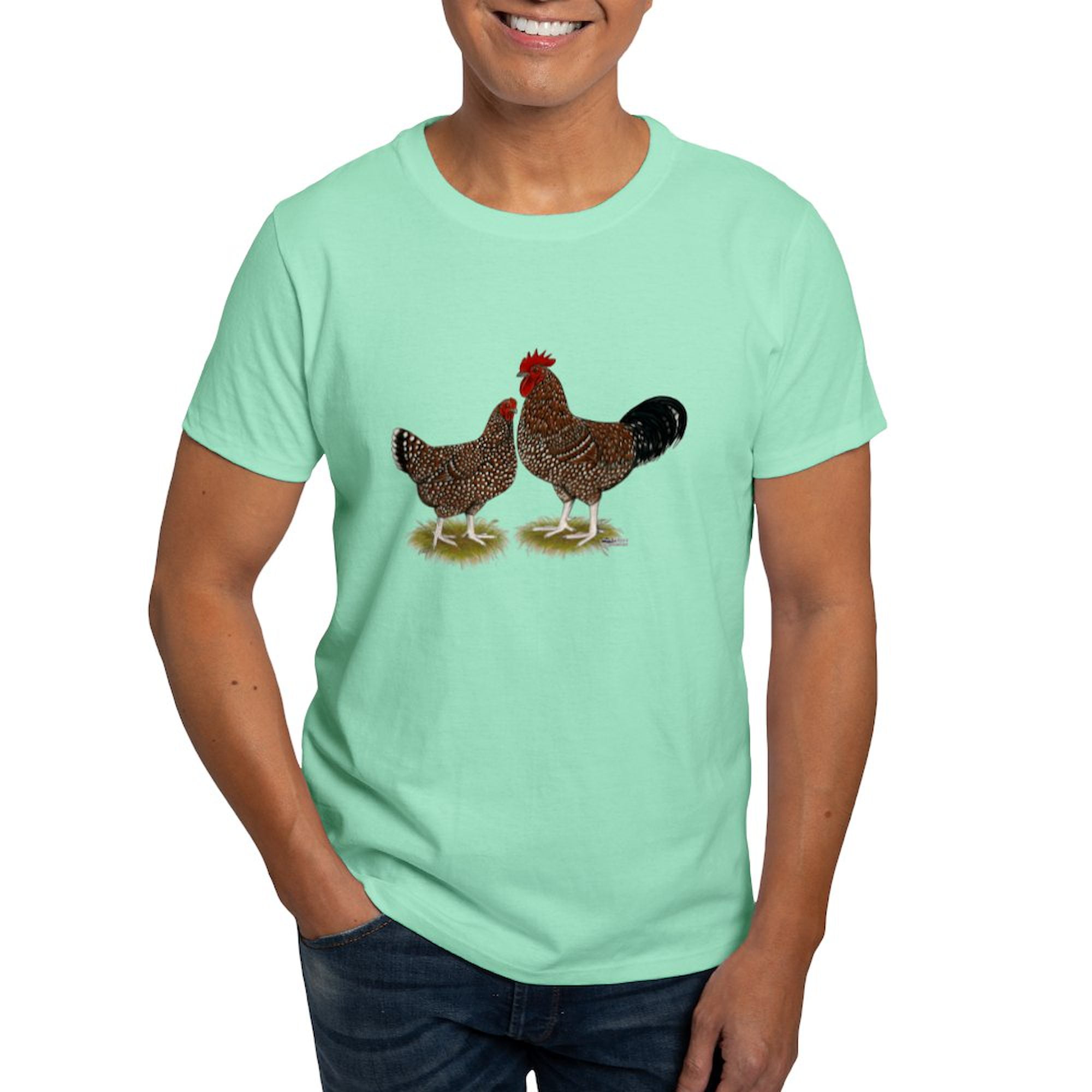 CafePress - Speckled Sussex Chickens Dark T Shirt - Men's Classic ...