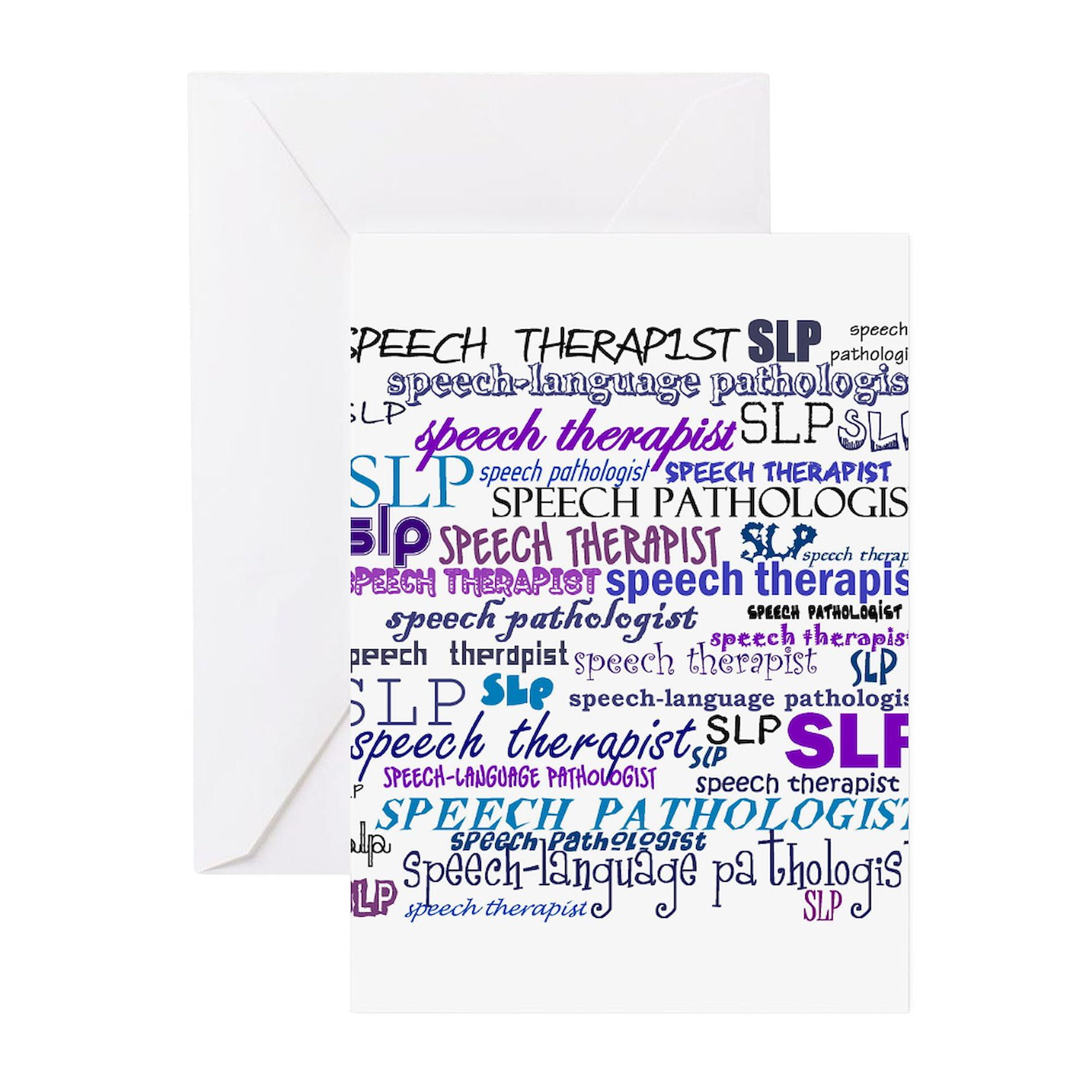 CafePress - Speech Language Pathologist T Greeting Cards (Pk O ...