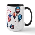 CafePress - Sphynx Cat Riding Firecracker US Flag 4Th Of July - 15 oz ...