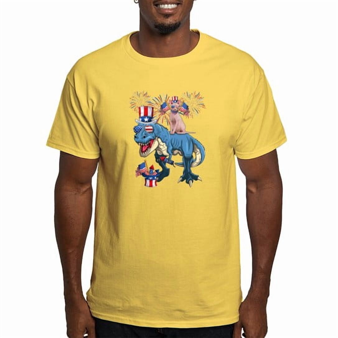 CafePress - Sphynx Cat With T Rex USA Flag Indepedence Day 4Th Men's ...