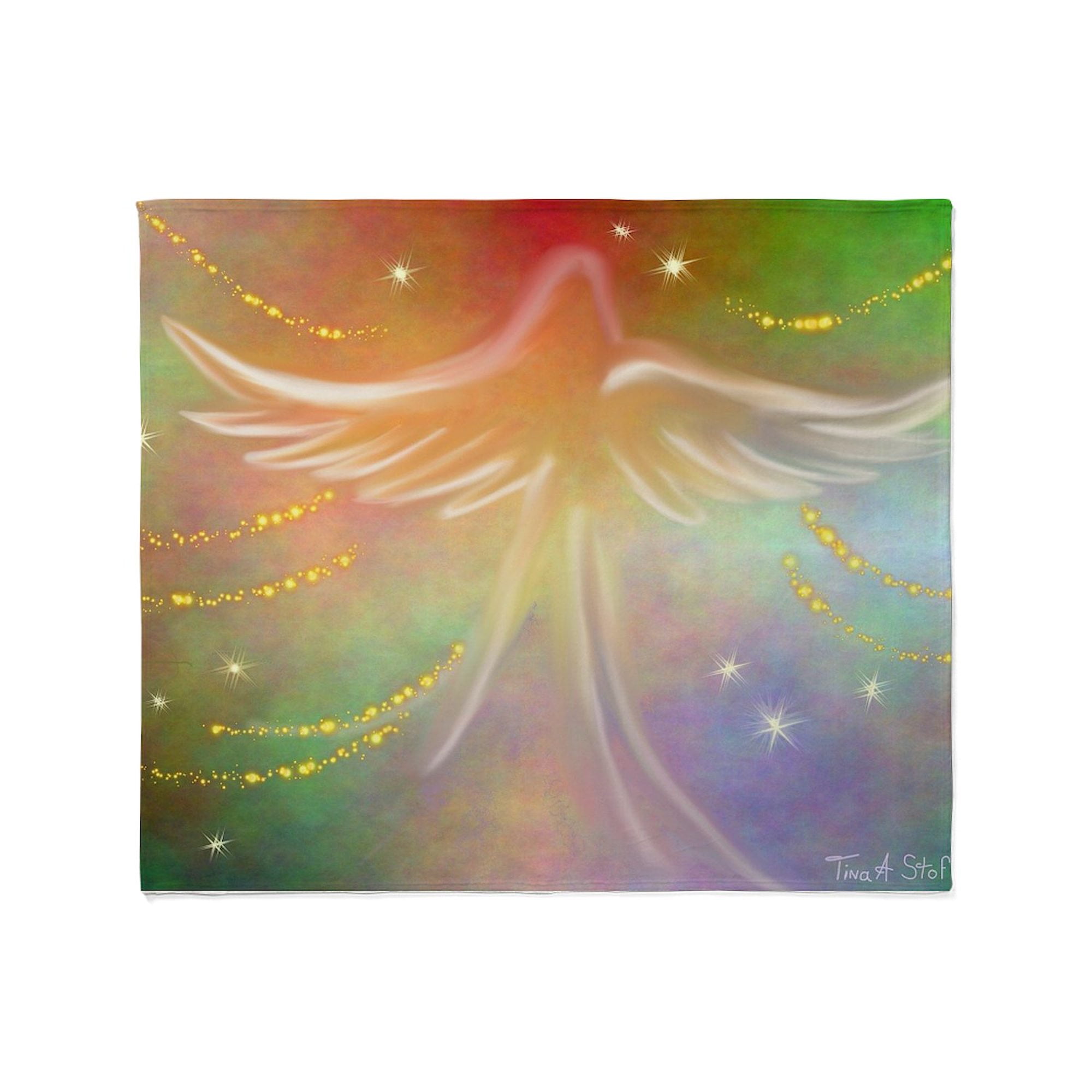 CafePress - Spirit Angel Throw Blanket - Soft Fleece Throw Blanket, 50 ...