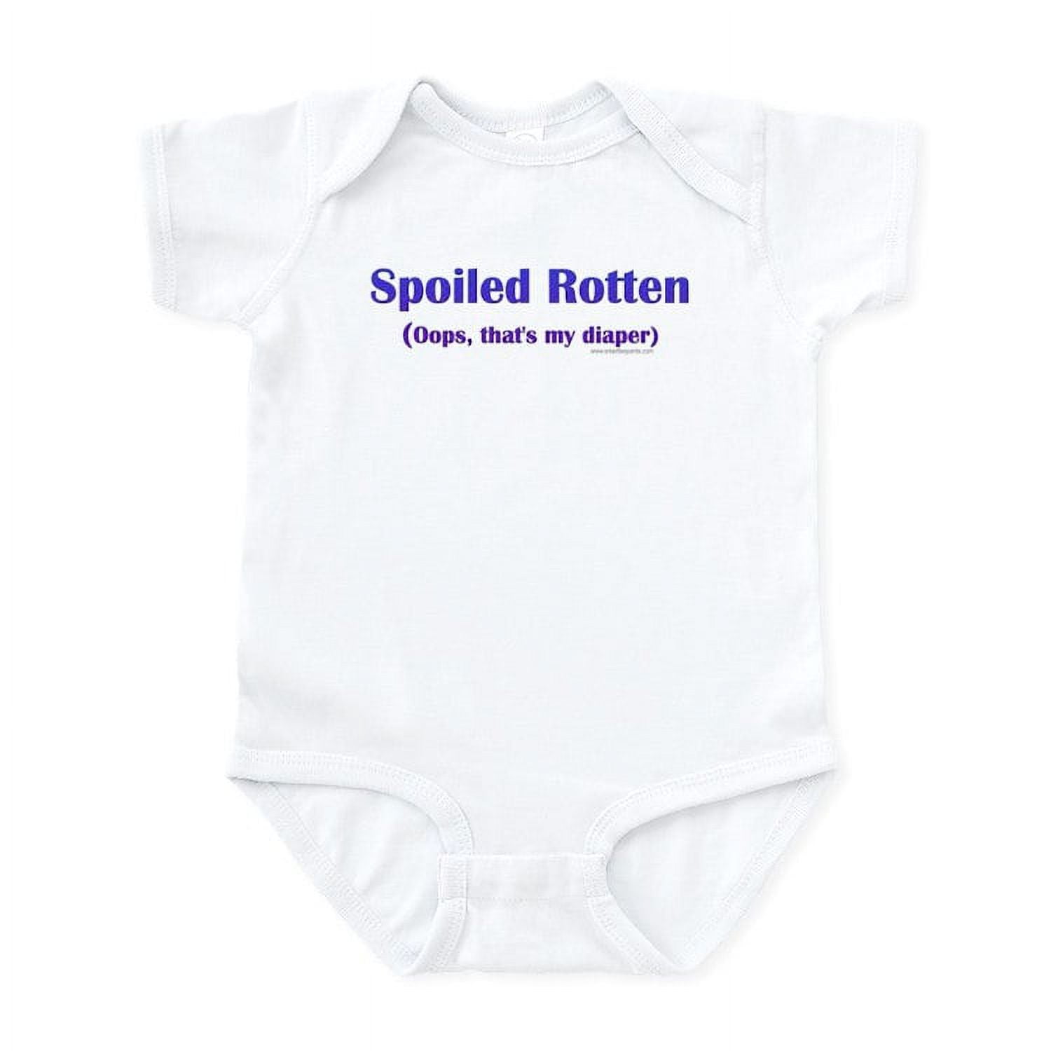 CafePress - Spoiled Rotten Infant Creeper - Baby Light Bodysuit, Size ...